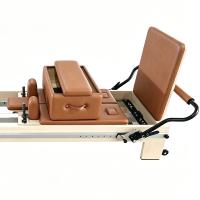 China Compact Maple Wooden Pilates Reformer Machine Multifunctional For Training Course for sale