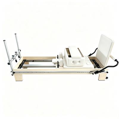 China Portable Full Track Studio Reformer Pilates Machine For Commercial Training Course 130kg for sale
