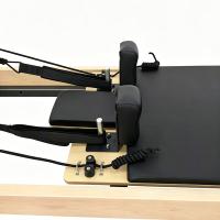 China Commercial Maple Folding Pilates Reformer Workout Equipment 85KG for sale