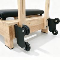 China Solid Rubberwood Foldable Pilates Reformer Palate Exercise Equipment for sale