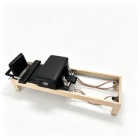 China Classic Traditional Maple Wooden Reformer Pilates Exercise Machine With Germany Spring for sale