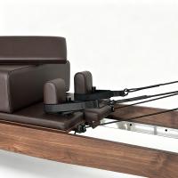China Compact Solid Walnut Wood Wooden Pilates Reformer Bed Equipment For Rehabilitation Gym Training for sale