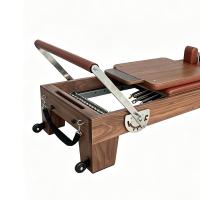 China Premium Solid American Walnut Pilates Reformer Bench Home Machine ODM for sale
