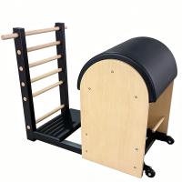 China Portable Maple Pilates Ladder Barrel Fitness Trainer For Core Strength & Flexibility for sale