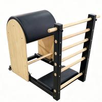 China Portable Maple Pilates Ladder Barrel Fitness Trainer For Core Strength & Flexibility for sale