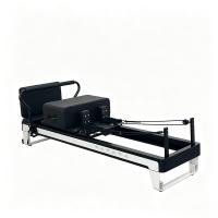 China Fixed Robust Steel Aluminum Pilates Reformer Yoga Machine 90kg for sale