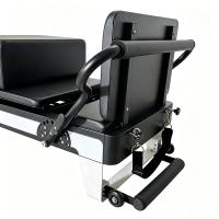 China Small Steel Pilates Reformer With Tower Machine Silent Wheels OEM for sale