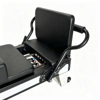 China Small Steel Pilates Reformer With Tower Machine Silent Wheels OEM for sale