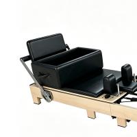 China Silent Maple Wood Foldable Pilates Reformer Machine Space Saving ODM for sale