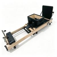 China Wear Resistant Pilates Bed Reformer Machine For Home Microfiber Leather Custom for sale