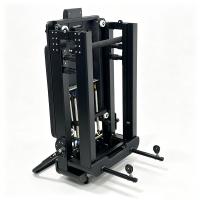 China Commercial Aluminum Foldable Pilates Reformer For Weight Loss All Black OEM for sale