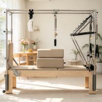 China Sturdy Maple Wood Cadillac Private Reformer Pilates Trapeze Table Multifunctional Training Equip for sale