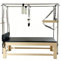 China Classic Maple Wood Cadillac Pilates Machine Reformer With Full Trapeze OEM for sale