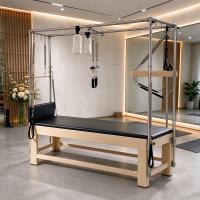China Classic Maple Wood Cadillac Pilates Equipment Trapeze Reformer Bed for sale