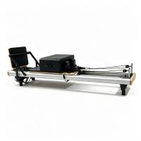 China Professional Gym Aluminum Pilates Reformer Small Equipment With Piano Wire Springs for sale