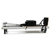China Professional Gym Aluminum Pilates Reformer Small Equipment With Piano Wire Springs for sale