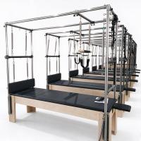 China Stainless Steel Frame Professional Pilates Equipment Cadillac Trapeze Microfiber Leather for sale