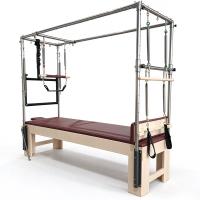 China Outdoor Solid Maple Wood Pilates Cadillac Reformer Bed Custom Logo for sale