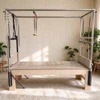 China Professional Private Maple Studio Pilates Reformer Machine Cadillac Bed Stainless Steel Tower for sale