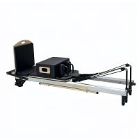 China Studio Commercial Aluminum Pilates Reformer Machine Space Saving Lightweight for sale