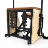China Studio Home Footwork Wunda Pilates Apparatus Chair Maple Plywood Custom for sale