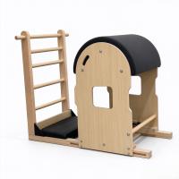 China Professional Studio Pilates Ladder Barrel Equipment With Movable Foot Platform for sale