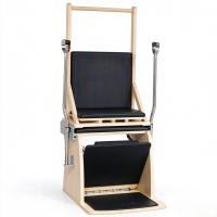 China Classical Pilates Wunda Chair High Back Solid Maple Wood yoga apparatus For Rehabilitation Training for sale