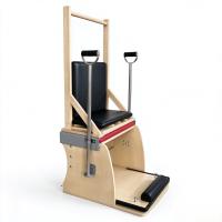 China Classical Pilates Wunda Chair High Back Solid Maple Wood yoga apparatus For Rehabilitation Training for sale