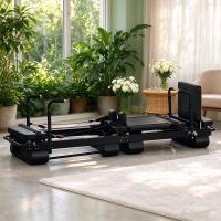China Premium Aluminum Frame Mega Reformer Pilates Machine Bed OEM For Adult for sale
