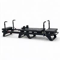 China Luxury Supermodel Mega Studio Pilates Reformer Machine Carbon Fiber Microfiber Leather for sale