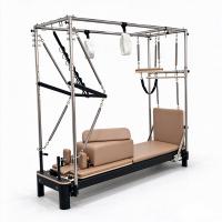 China Advanced Aluminum Cadillac Pilates Machine Premium Tower Reformer For Commercial Studios for sale