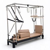 China Advanced Aluminum Cadillac Pilates Machine Premium Tower Reformer For Commercial Studios for sale