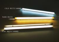 China 10W Battery LED Under Cabinet Lighting 3500K Warm White 200cm Cable Aluminum Strip Light for Wardrobes for sale
