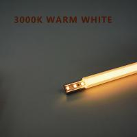 China Modern Black 10W 3500K Warm White LED Glass Shelf Light with 200cm Cable for Cabinet Display for sale