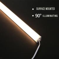 China 10W Anodized Aluminum LED Cabinet Light with 200CM Cable - 30,000 Hour Lifetime for Wine Cabinets and Display Cases for sale