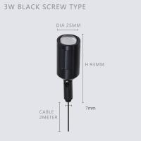 China Modern 3W LED Ceiling Spotlight 3000K-6000K Aluminum 80Ra 30 000-Hour Lifespan for sale
