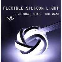 China IP65 Waterproof Silicone LED Neon Strip Light 12V DC with 3000K/4000K/6000K CCT Options and 100m Maximum Length for sale