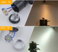 China Modern Black Adjustable LED Spotlight With Color Temperature Options for sale