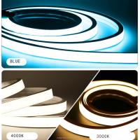 China 1000lm DC 12V IP55 Silicone LED Strip Light - 10×10mm Semi-Circle, 100m Roll, UL/CE Certified for sale