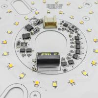 China 220mm Dimmable Round LED Ceiling Light Module 120V Aluminum PCB Board Driver-Free Circuit PCBA for sale