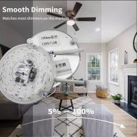 China 120V 15W 100mm Driverless LED Ceiling Fan Light Replacement Kit with ETL Certificate and 6000K Daylight for sale