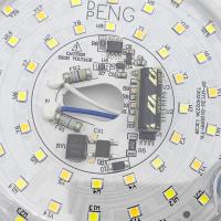 China 100mm Round PCB LED Retrofit Light Kit 12W-18W 1800LM Dimmable for Ceiling Fans 110V-230V for sale