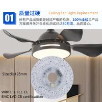 China 125mm Round PCB LED Retrofit Kit 22W 2200LM 3CCT 3000K/4500K/6000K for Ceiling Fan Light Replacement for sale