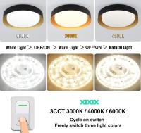 China 125mm Round PCB LED Retrofit Kit 22W 2200LM 3CCT 3000K/4500K/6000K for Ceiling Fan Light Replacement for sale