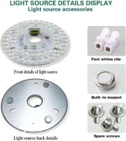 China 125mm Round PCB LED Retrofit Kit 22W 2200LM 3CCT 3000K/4500K/6000K for Ceiling Fan Light Replacement for sale