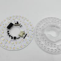 China 125mm 24W LED Ceiling Fan Light Retrofit Kit with 5 CCT Adjustable 3000K-6000K and 2800LM Output for sale