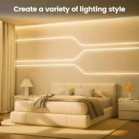 China 16.4ft IP65 Waterproof LED Neon Strip Light 12V 600 LEDs Flexible Cuttable for Indoor Outdoor Decoration for sale