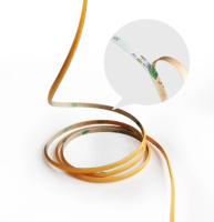 China COB LED Strip Light 320-512 LEDs 12V/24V Waterproof Flexible RGB Light Bar with 1200lm/m Output for sale