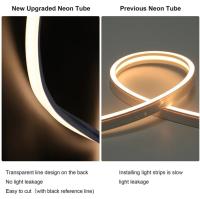 China Custom Silicone Flexible Diode Neon Strip Lights 2700K-5700K RGBW LED with IP67 Rating and DC12V/24V Input for sale