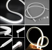 China Custom Silicone Flexible Diode Neon Strip Lights 2700K-5700K RGBW LED with IP67 Rating and DC12V/24V Input for sale